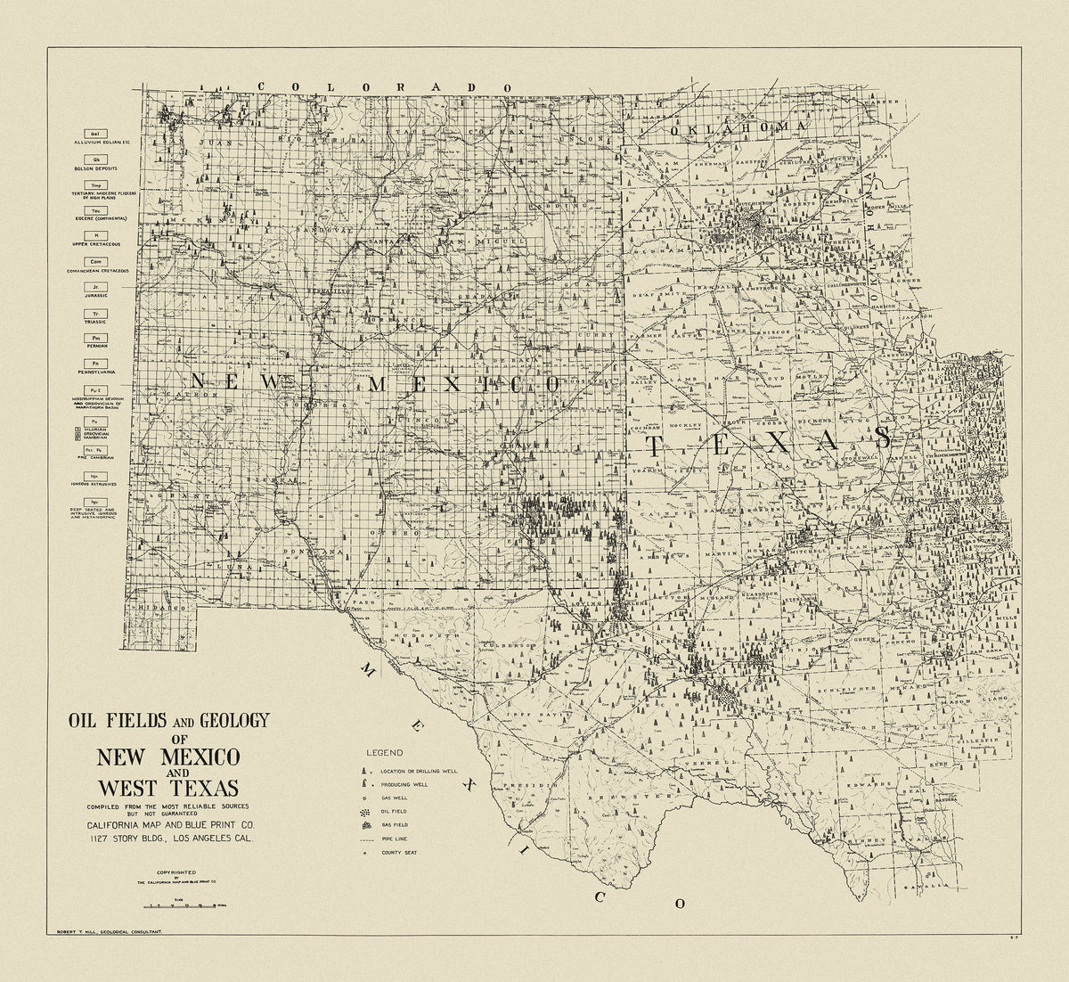 Van Texas Oil Field Map Map Of East Texas Oil Field. Pictorial — Or
