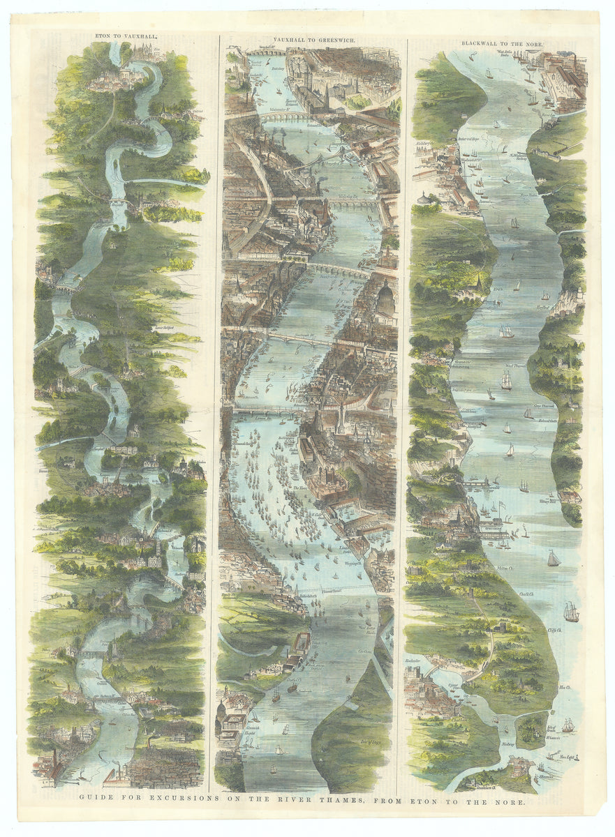 Guide for Excursions on the River Thames, From Eton to the Nore: Illus ...