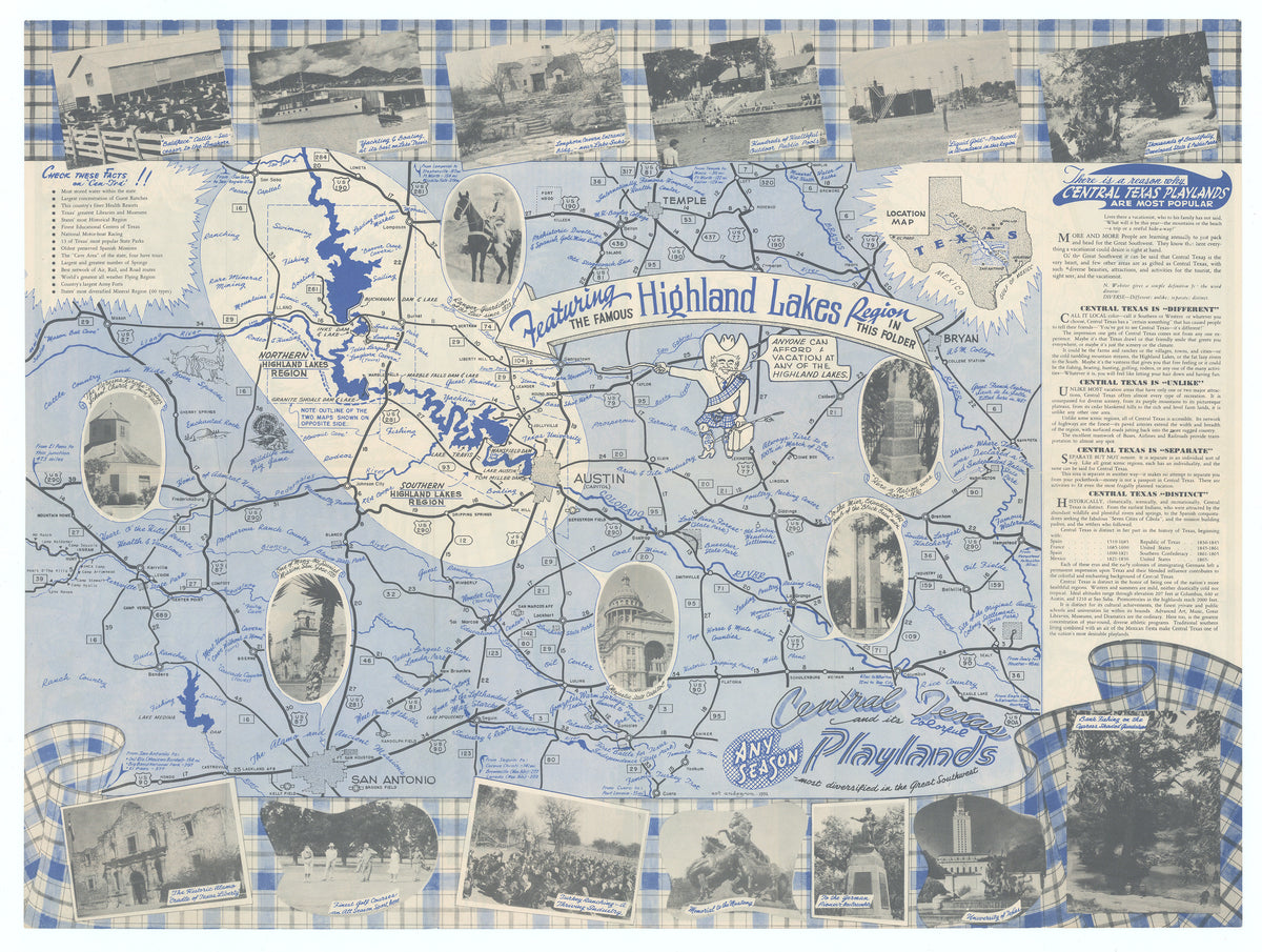 Highland Lakes of Central Texas: Lower Colorado River Authority, 1951 ...
