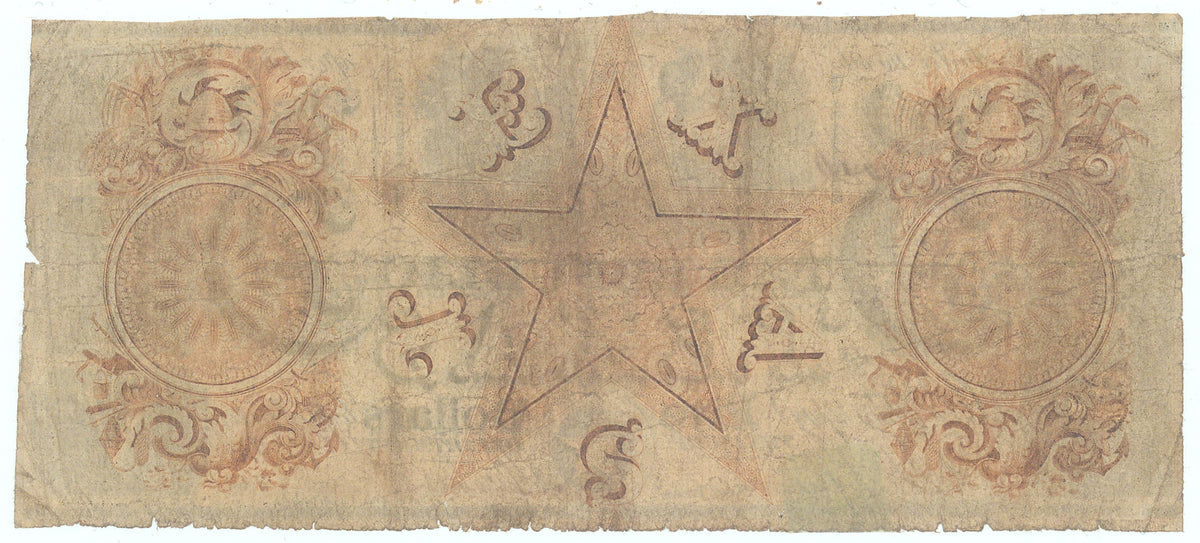Five Dollars: Republic of Texas, 1840 – The Antiquarium Antique Maps ...