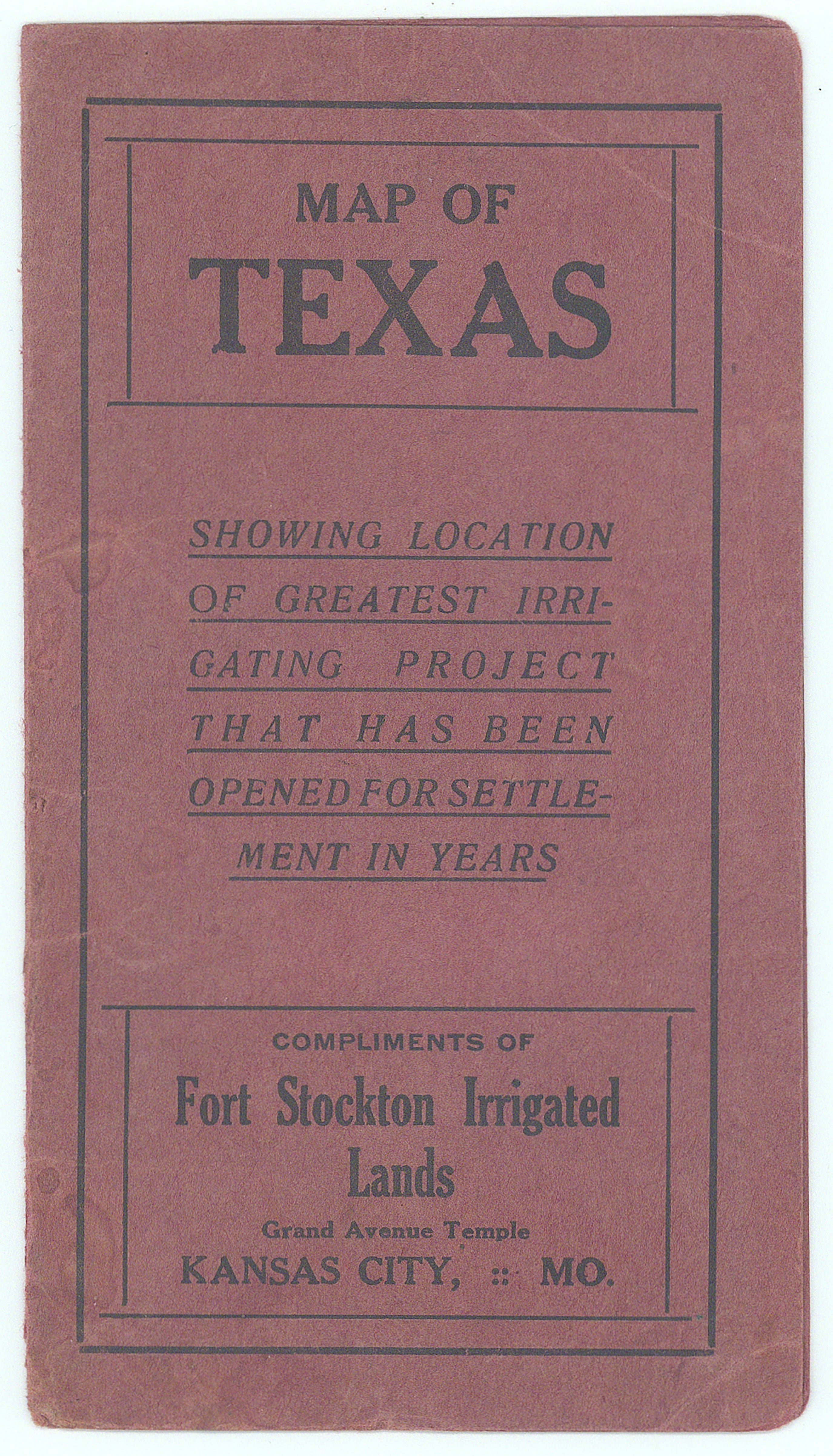 Map of Texas With Population and Location of Principal Towns and Citie ...