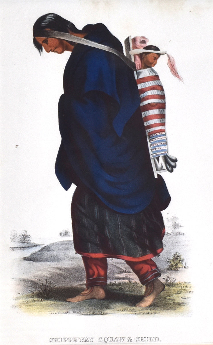 Chippeway Squaw and Child: McKenney & Hall 1854 – The Antiquarium ...