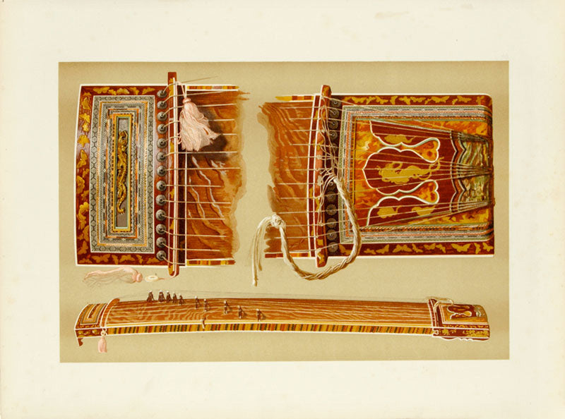 Japanese Koto: A.J. Hipkins 1888 – The Antiquarium Antique Maps ...