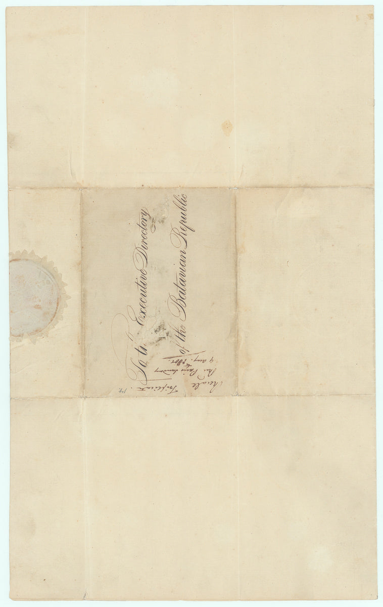 Thomas Jefferson and James Madison Official Letter to the Executive Di ...
