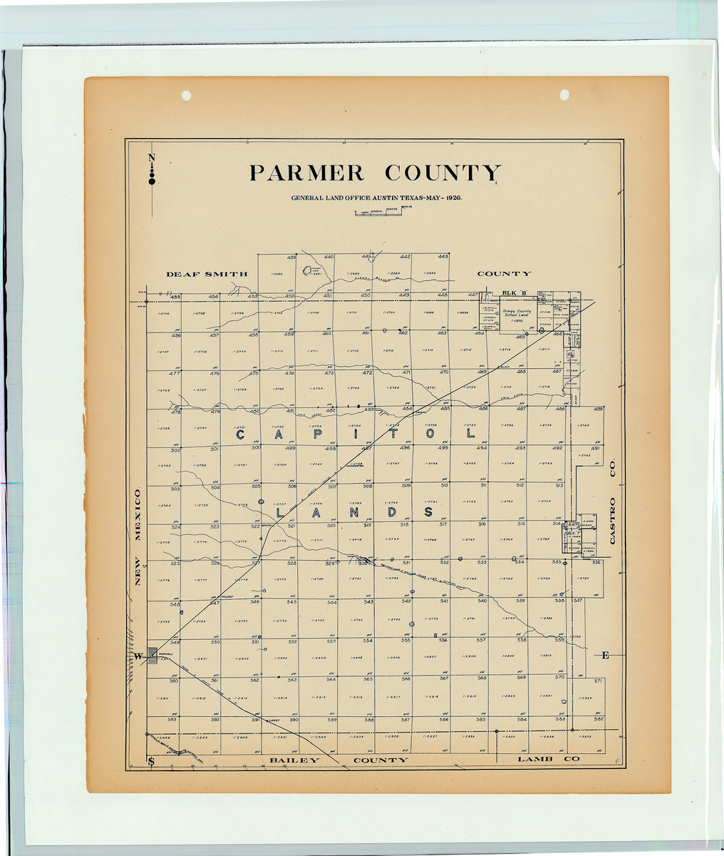 Parmer County - Texas General Land Office Map ca. 1926 – The ...