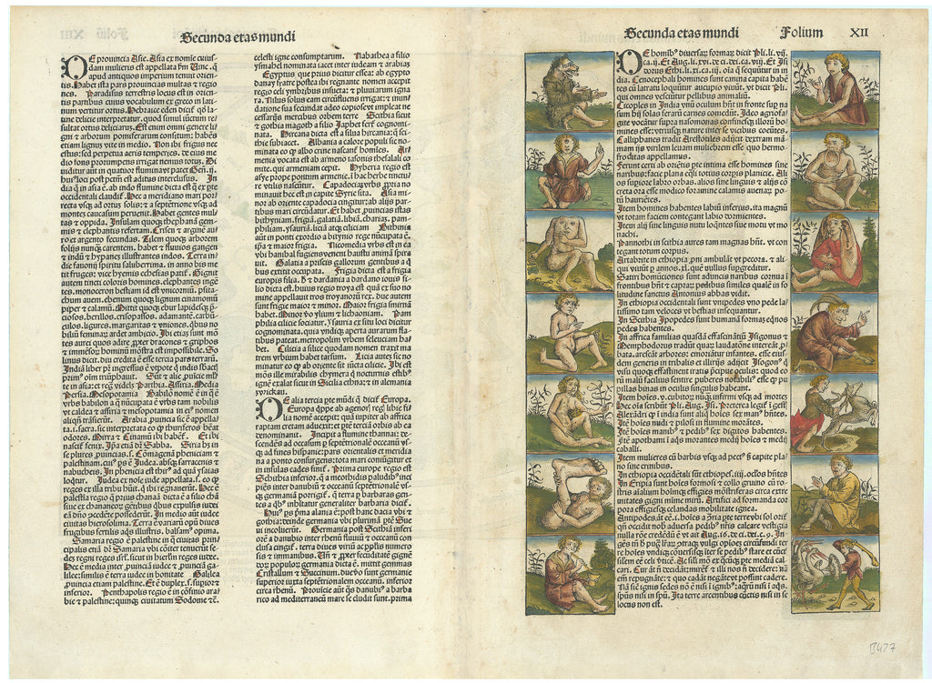 Hartmann Schedel Secunda etas mundi (Second World Map) 1493 – The ...