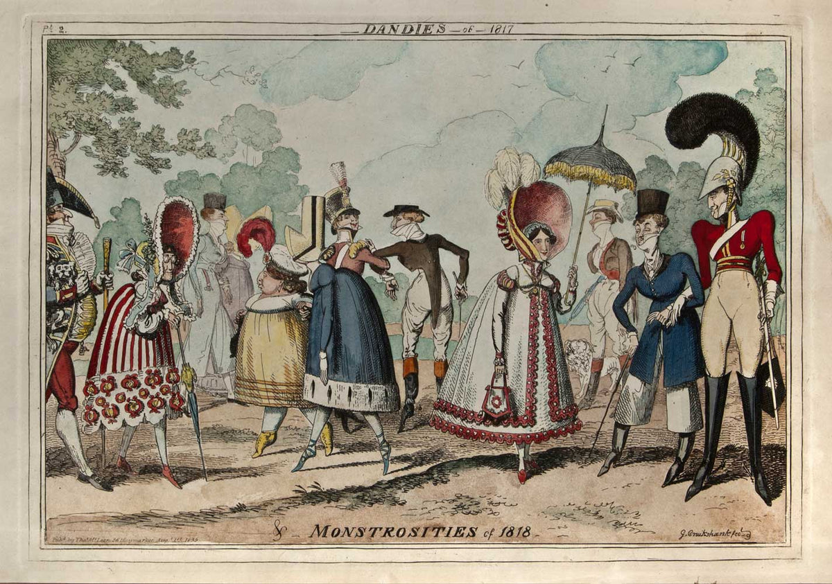 Dandies Of 1817 & Monstrosities Of 1818: George Cruikshank 1835 – The ...