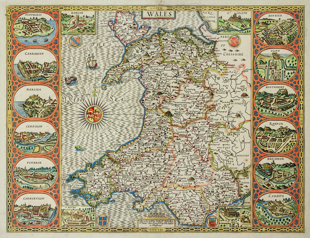 Wales: Speed 1626 – The Antiquarium Antique Maps | Quality Custom ...